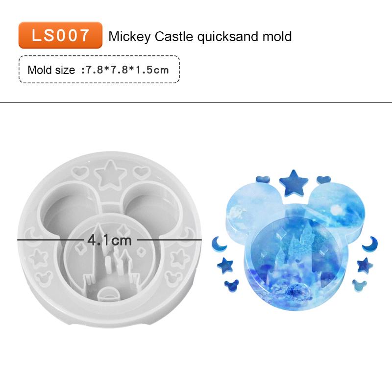 Mickey Castle quicksand mold - Epoxy Resin & Craft Supplies